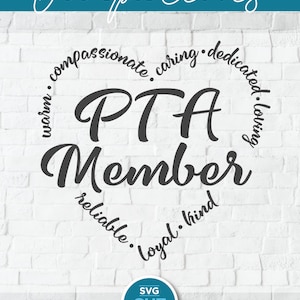 PTA Svg, PTA Squad, PTA Tribe, Pto Svg, Parent Teacher Appreciation Svg ...