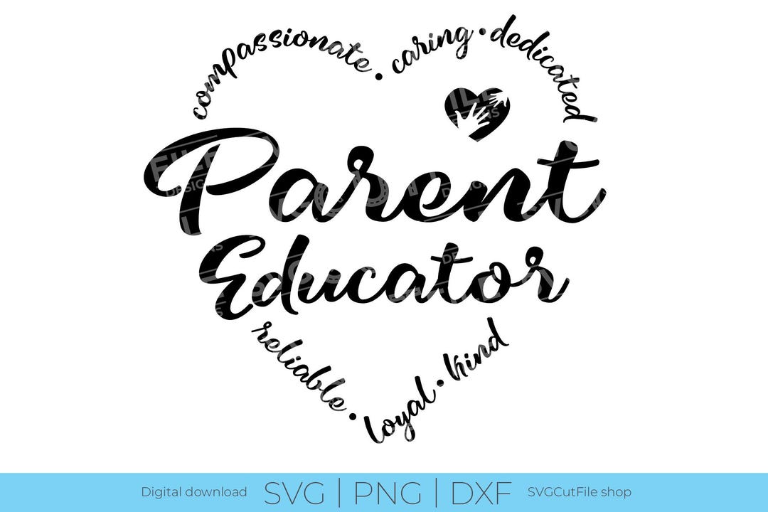 Parent Educator Svg, Parents as Teachers, Appreciation Svg, School Svg ...