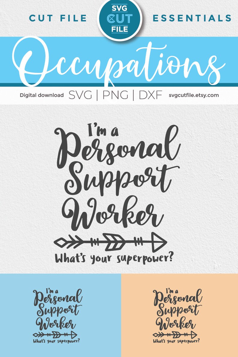 Personal Support Worker Svg Psw Svg Caregiver Home | Etsy