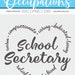 School Secretary Svg, Secretary Svg, Office Assistant, Staff Worker Svg ...