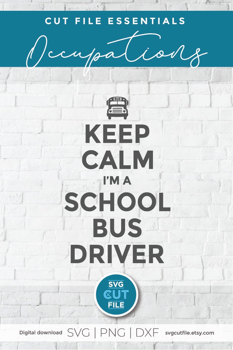 Bus Driver svg schoolbus driver svg bus driver appreciation | Etsy