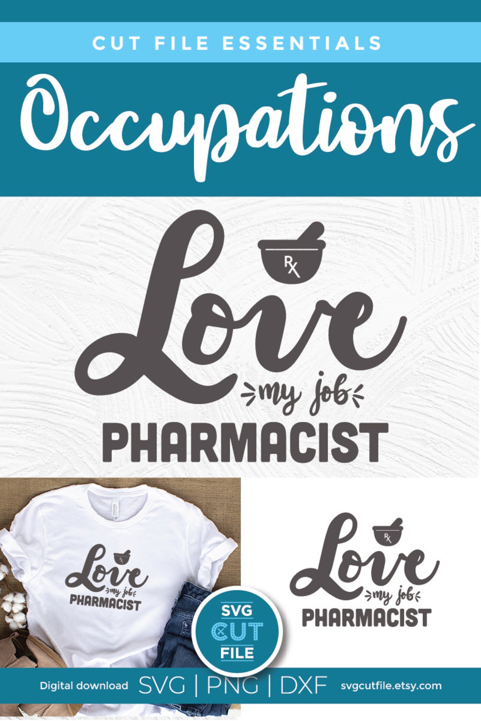 Pharmacist Svg Pharmacy Svg Love Pharmacist Life Rx Bowl | Etsy