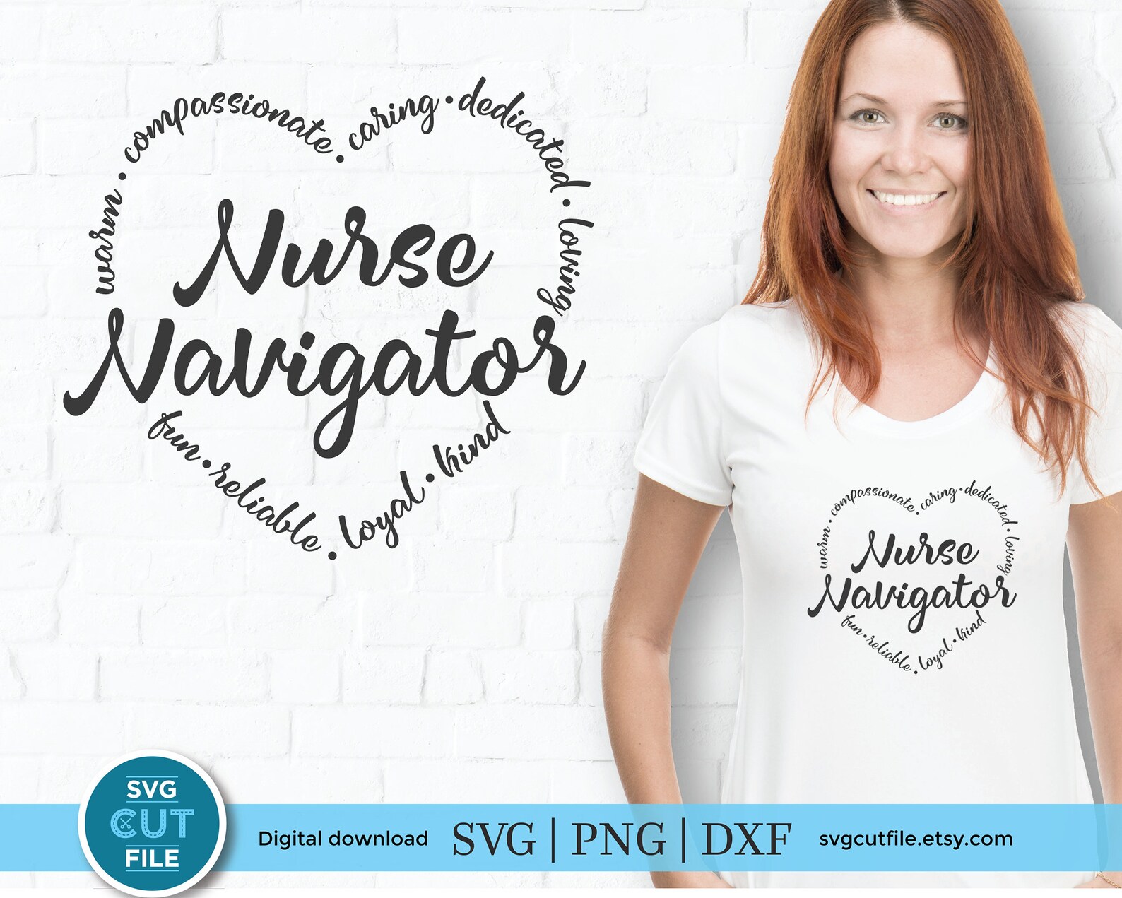 Nurse Navigator Svg Nurse Appreciation Svg Heart Svg | Etsy