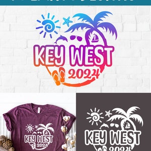 Key West SVG, Key West Vacation, 2024 Svg, Key West Florida, Png for ...