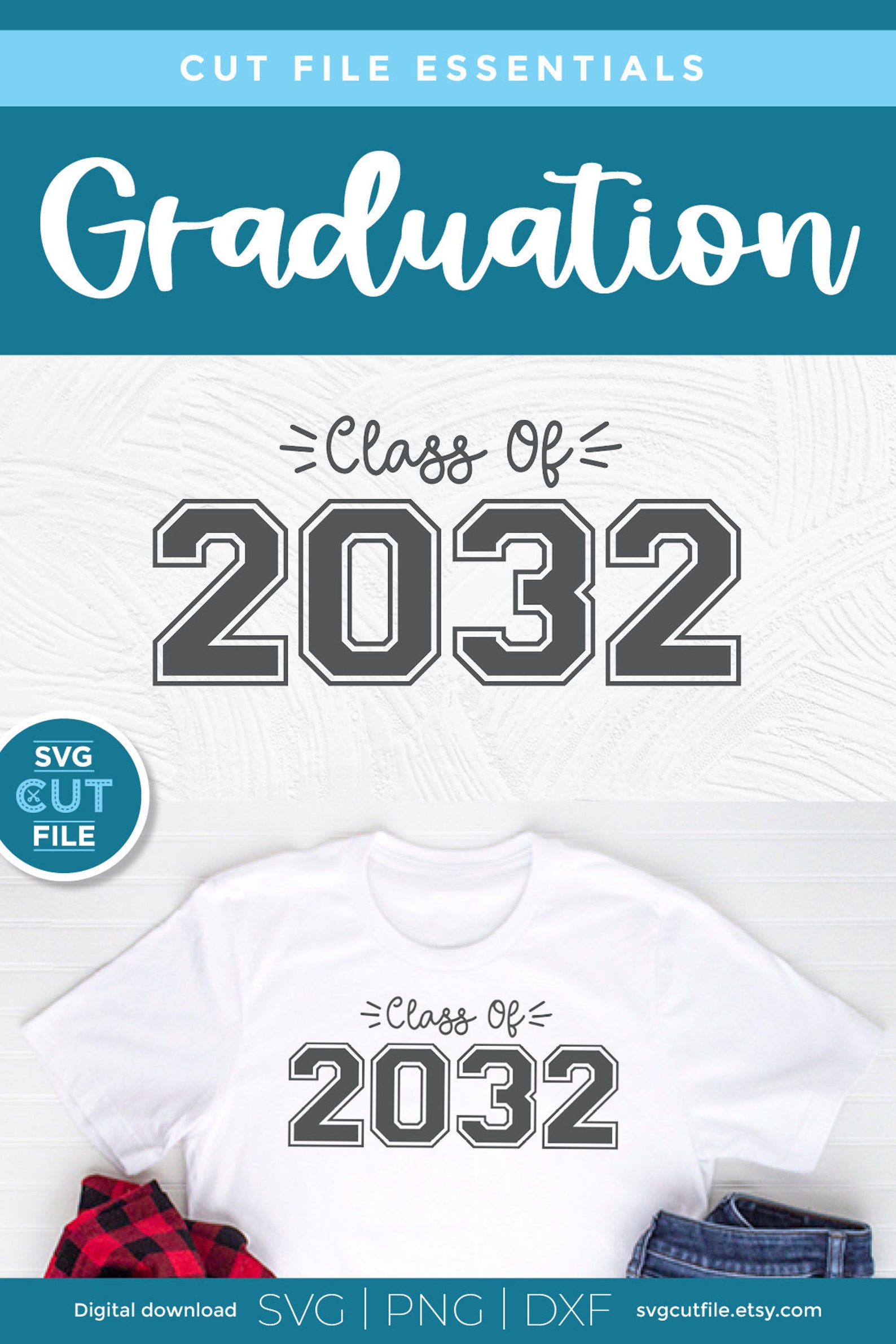 Class of 2032 Svg Cute 2032 Grad Svg 2032 Graduation Svg - Etsy