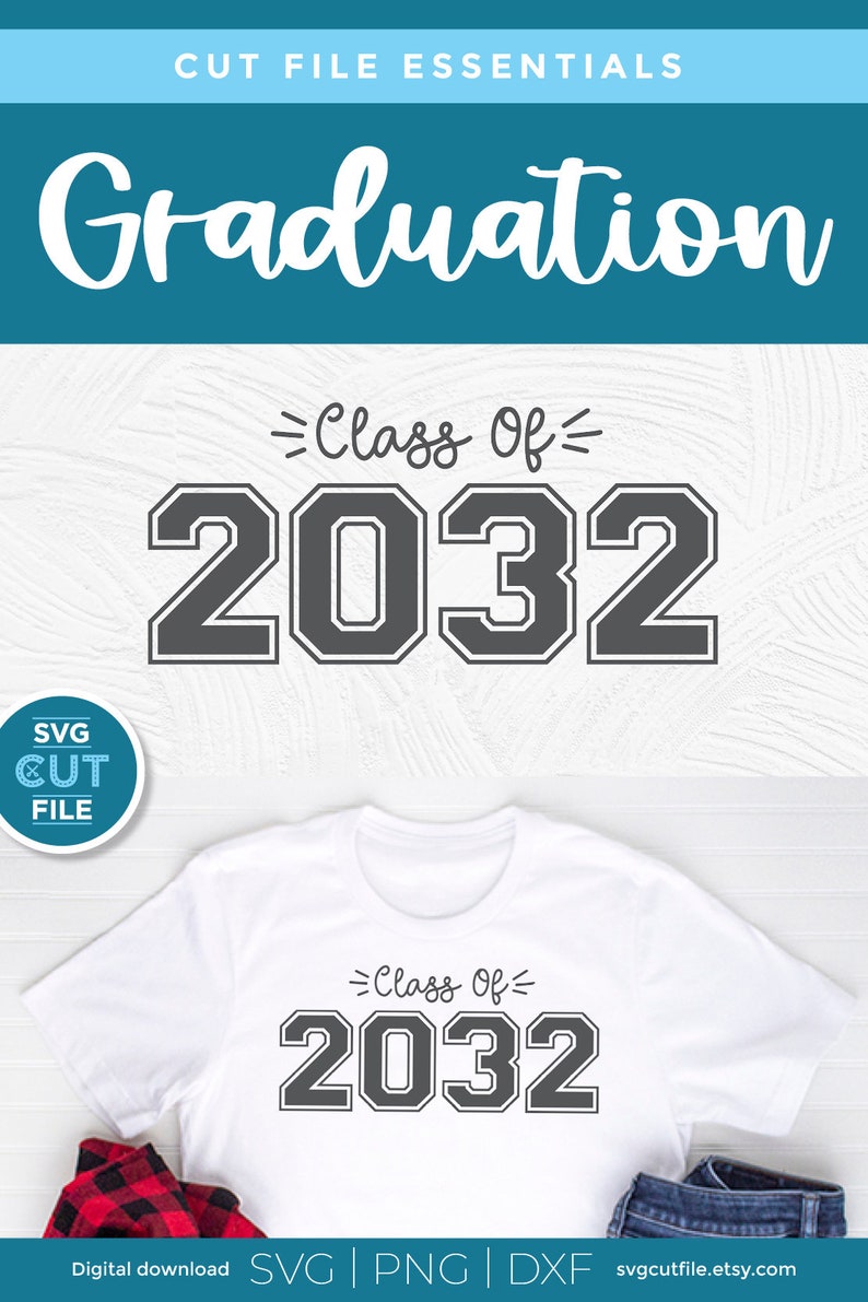 Class of 2032 Svg Cute 2032 Grad Svg 2032 Graduation Svg - Etsy