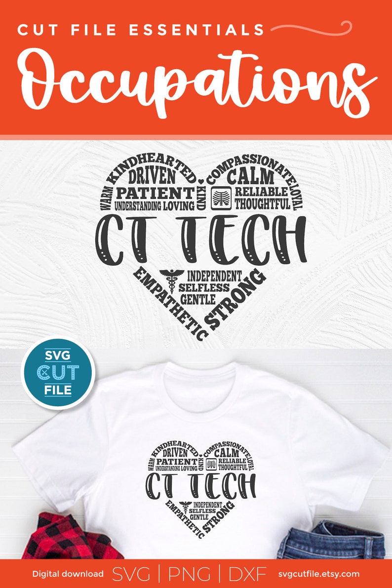 CT Tech Svg CT Technologist Svg Computed Tomography Svg | Etsy