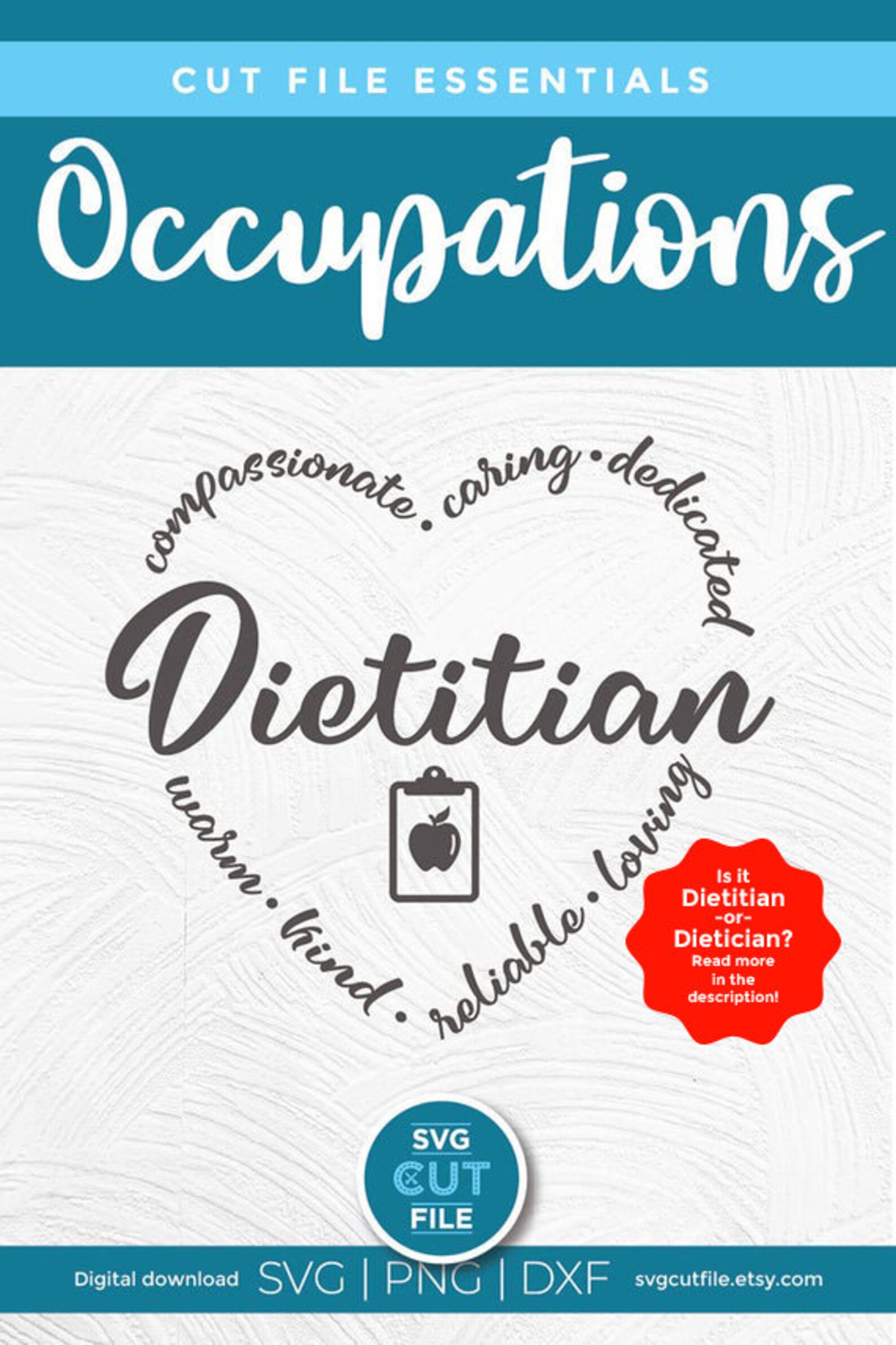 Dietitian Svg Registered Dietitian Student Nutritionist Rd | Etsy