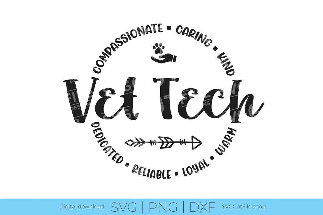 Vet Tech Svg, Veterinary Technician Svg, Veterinary Tech Svg, Small ...