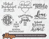 School Psychologist Svg School Psychology Bundle Svg Psych - Etsy