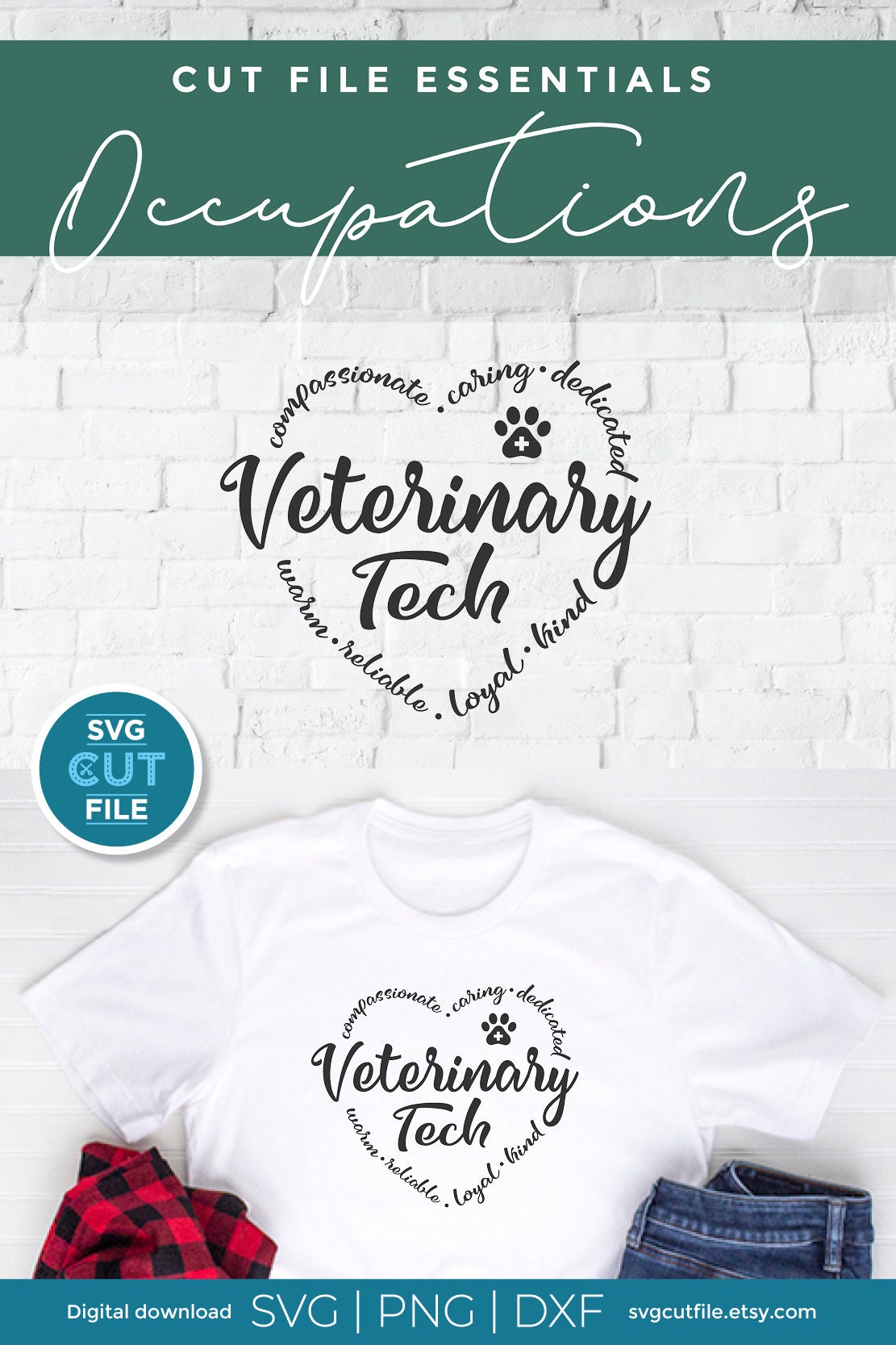Vet Tech Svg, Veterinary Technician Svg, Veterinary Tech Svg, Small ...