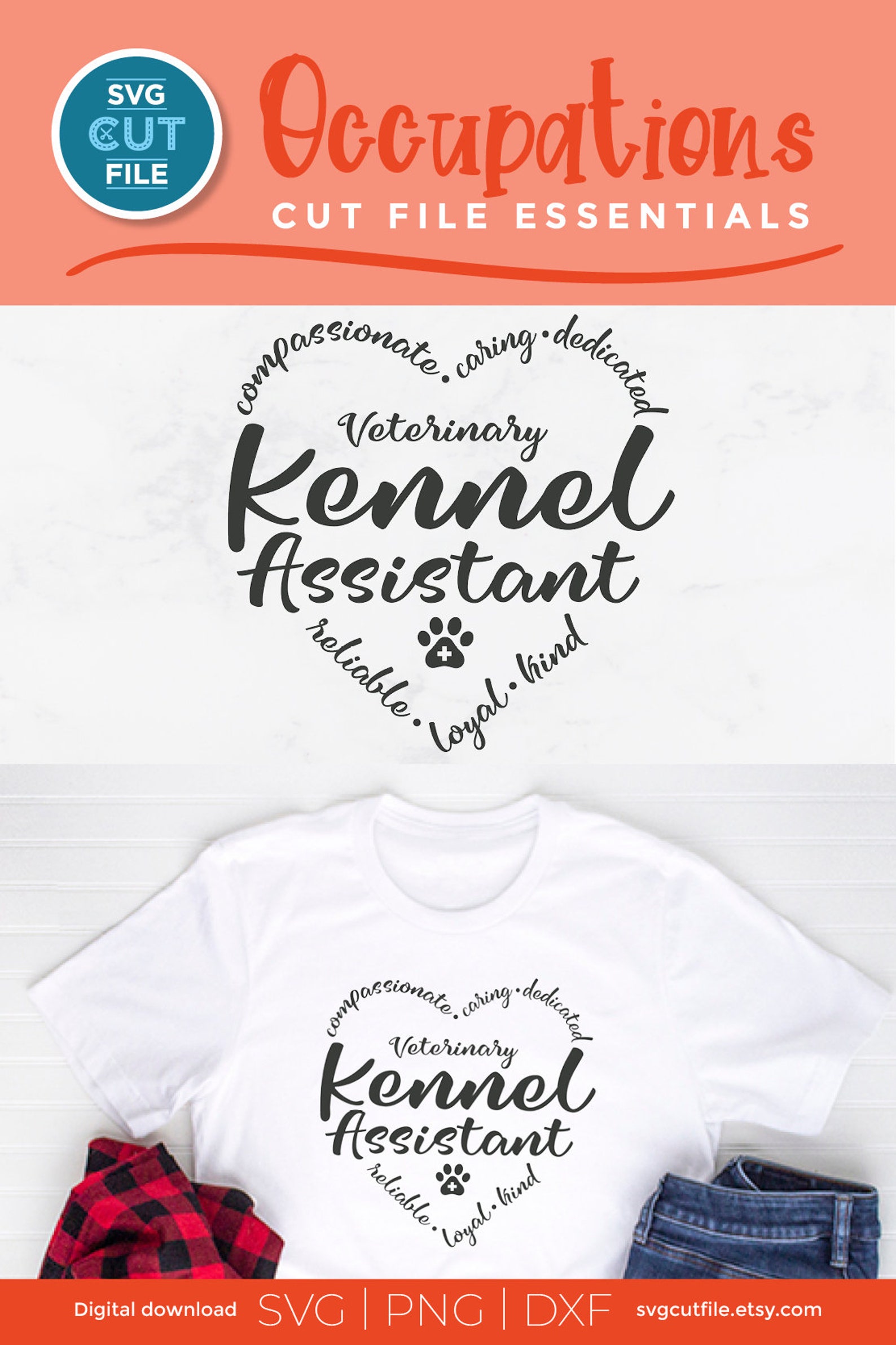 Vet Kennel Assistant Svg, Veterinary Kennel Assistant Svg, Veterinary ...