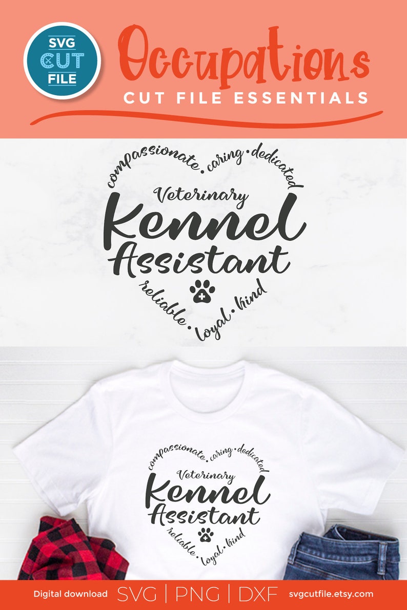 Vet Kennel Assistant Svg, Veterinary Kennel Assistant Svg, Veterinary ...