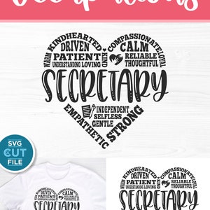 Secretary Svg, Secretary Subway Art Svg, Office Assistant, Appreciation ...