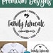 Family Advocate Svg, Social Work Svg, Victim Services Gift Idea Svg ...