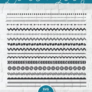 Wavy Line Svg Bundle,Zigzag line svg,squiggly wavy svg frame border ...