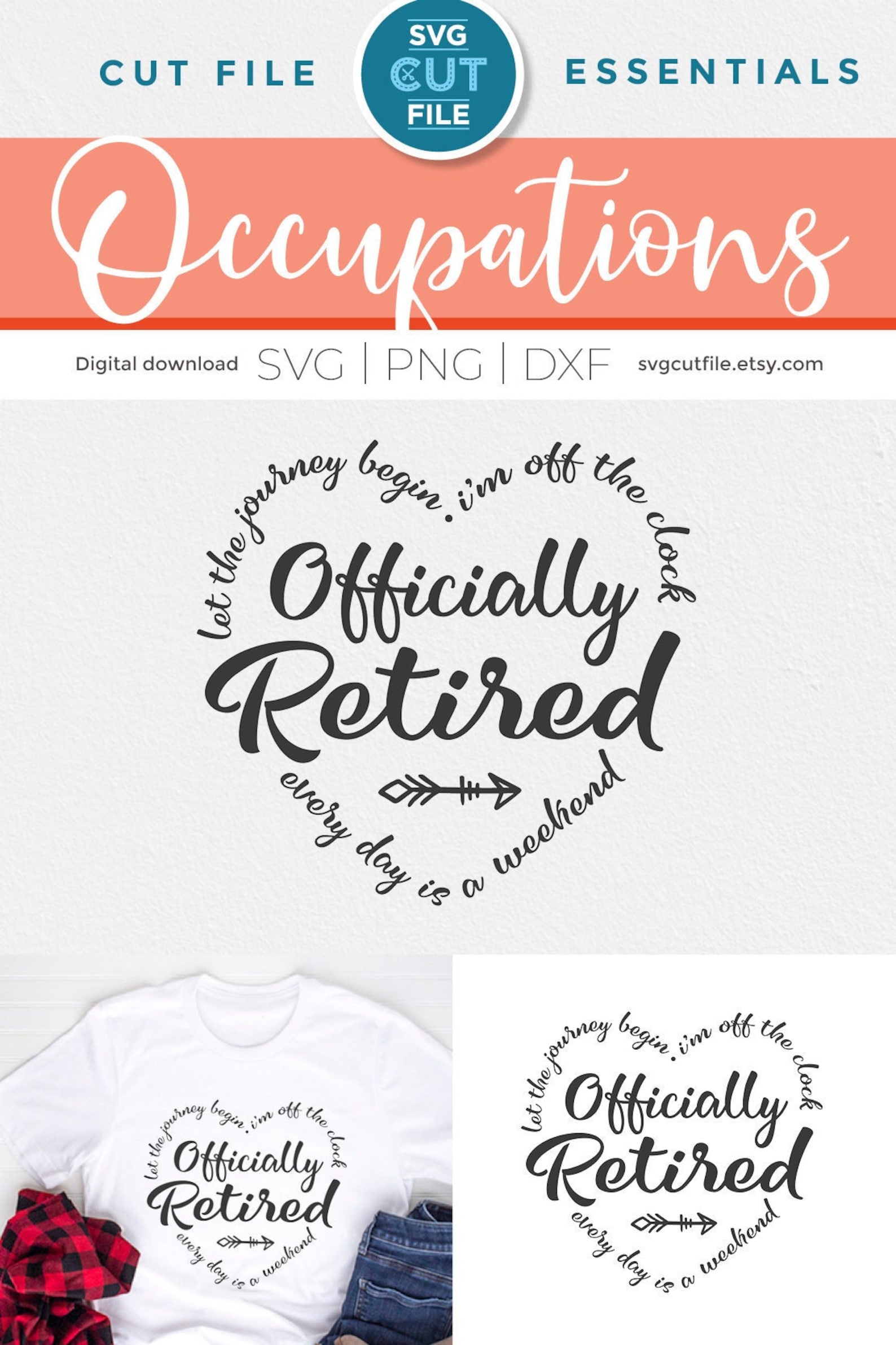 Retired Svg Officially Retired Svg Retiring Svg Great for a - Etsy