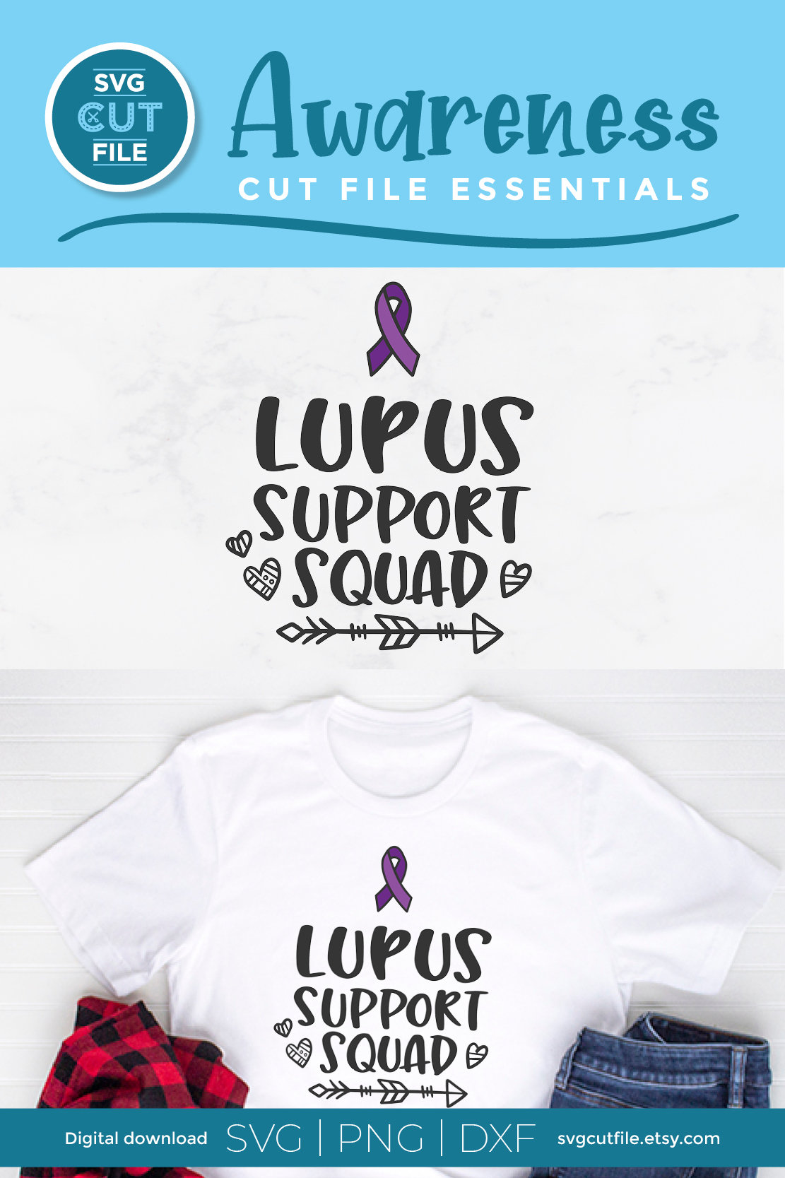 Lupus Svg Lupus Awareness Svg Svg Dxf Png Lupus Awareness | Etsy