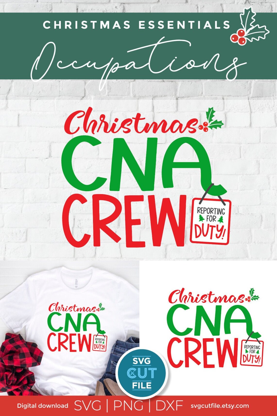 Christmas CNA Svg Cna Christmas Crew Svg Cna Svg Svg Dxf - Etsy