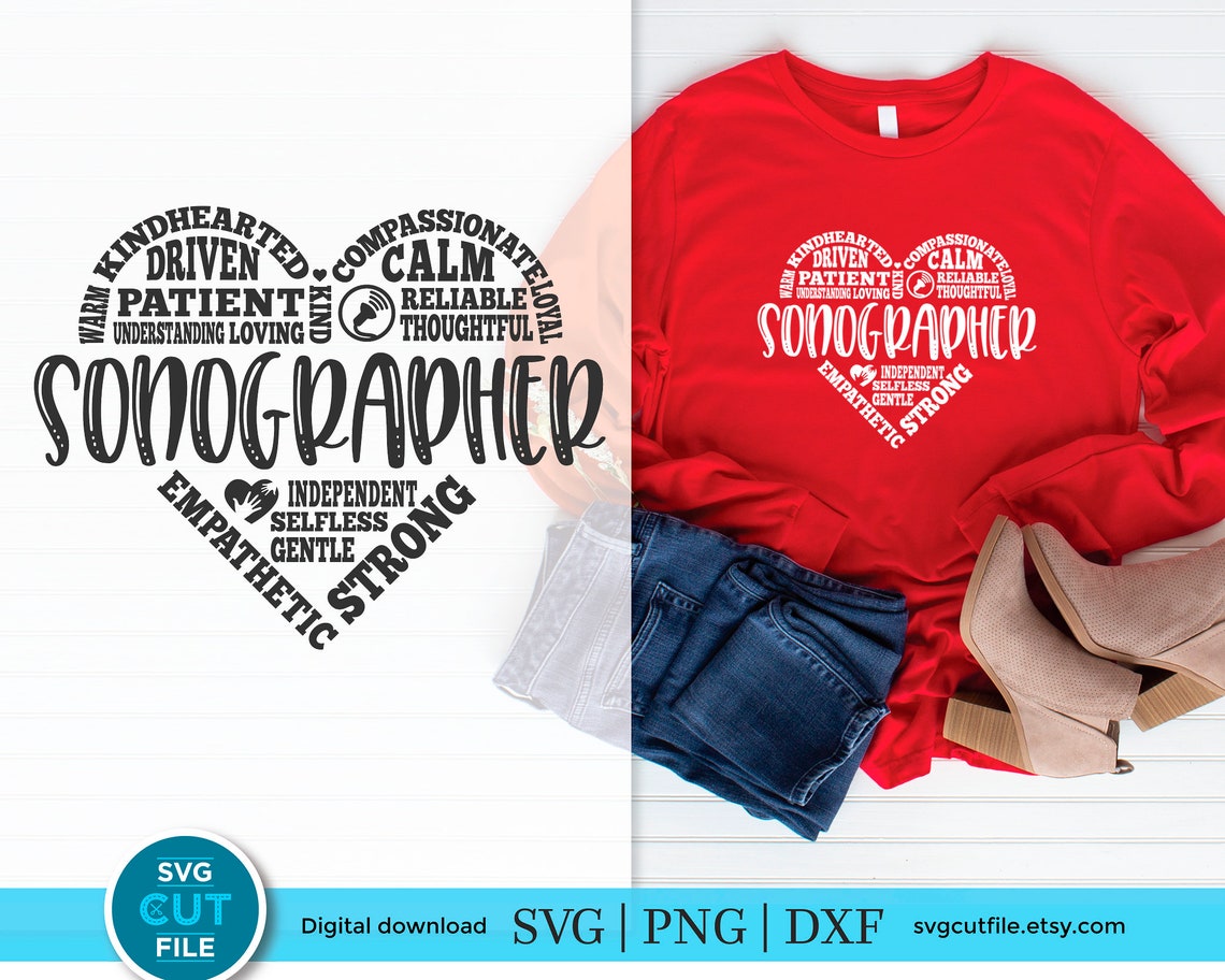 Sonographer Svg Sonography Svg Ultrasound Tech Svg Love - Etsy