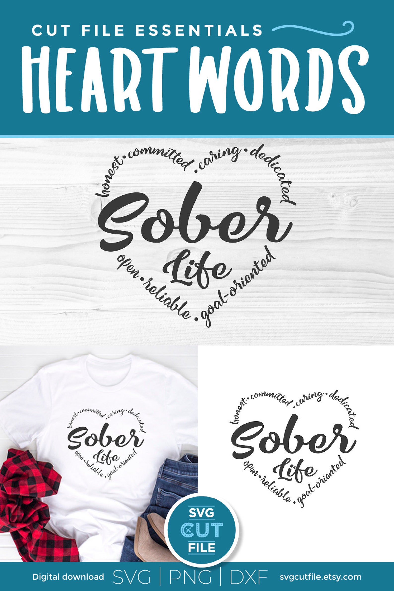 Sober Svg Sober Life Svg Addiction Recovery Svg Clean Svg - Etsy