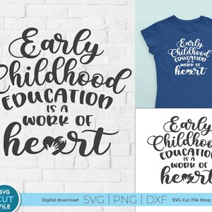 Early Childhood Educator Svg, Early Childhood Education, Prek Teacher ...