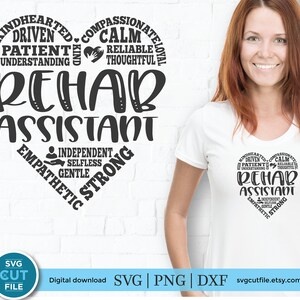 Rehab Assistant Svg, Rehabilitation Svg, Rehab Svg, Rehab Heart ...