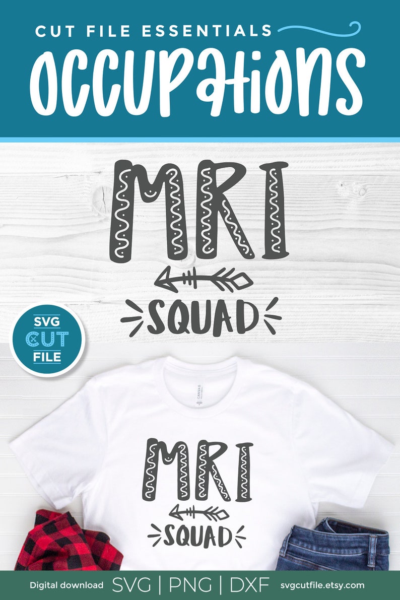 MRI Squad Svg MRI Technologist Svg Mri Tech Radiology Svg | Etsy