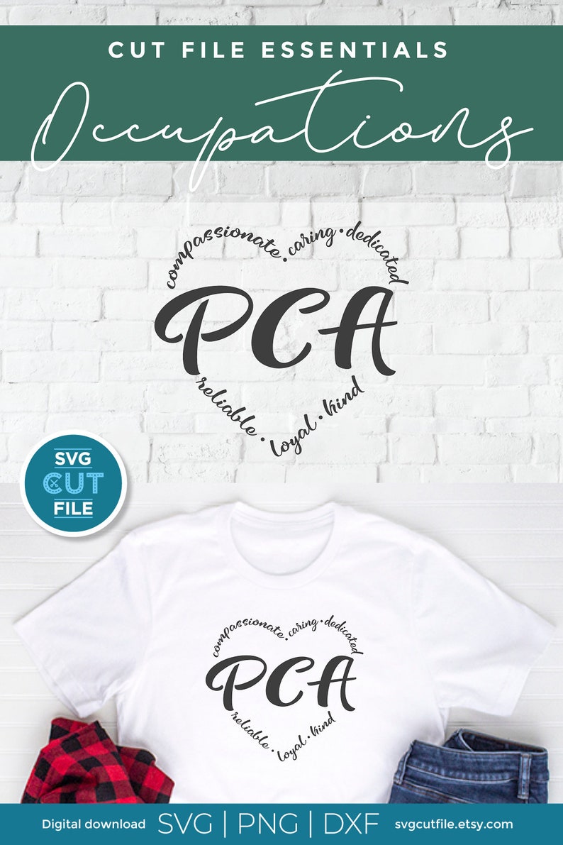 PCA Svg Personal Care Attendant Svg Caregiver Svg Patient - Etsy