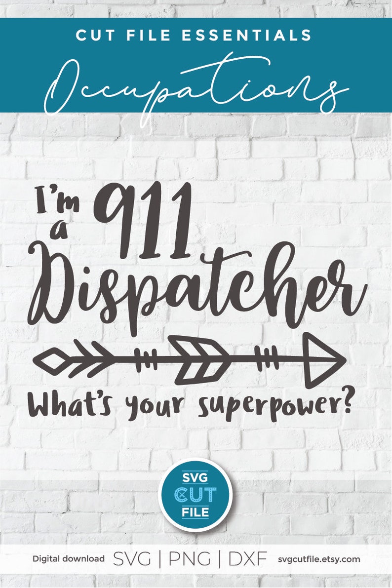 911 Dispatcher Svg Dispatcher Svg Whats Your Superpower - Etsy