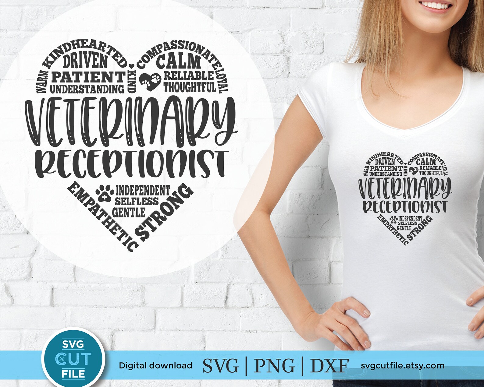 Veterinary Receptionist Svg Vet Receptionist Svg Veterinary - Etsy