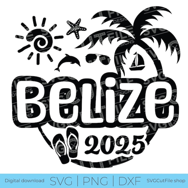 Belize Svg - Etsy