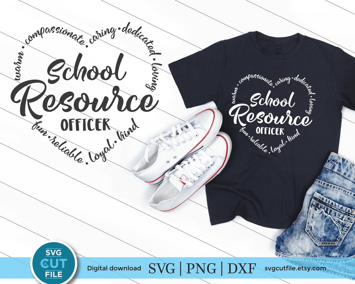 School Resource Officer Svg, Sro Svg, Security Svg, Safety Svg ...