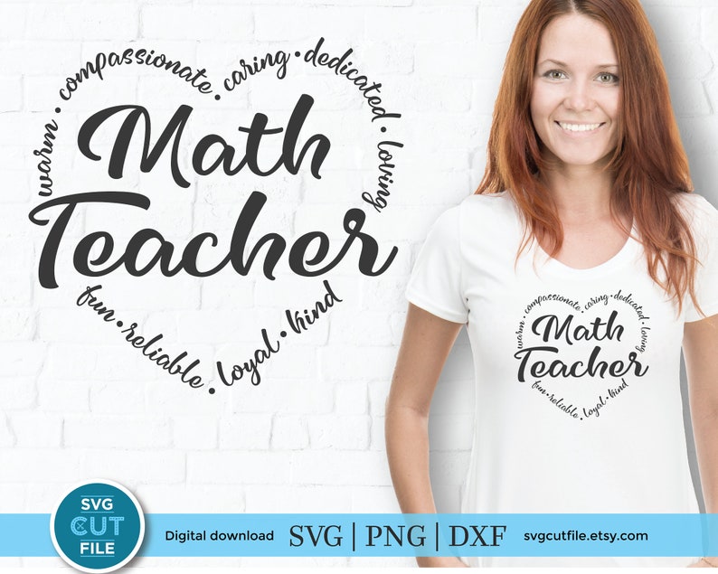 Math Teacher Svg Math Svg School Math Teacher Svg Teacher - Etsy
