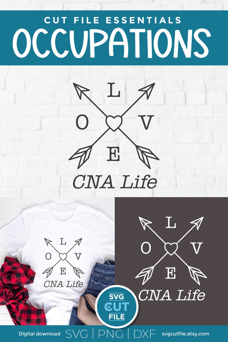 CNA Svg Certified Nursing Assistant Svg Nurse Appreciation - Etsy