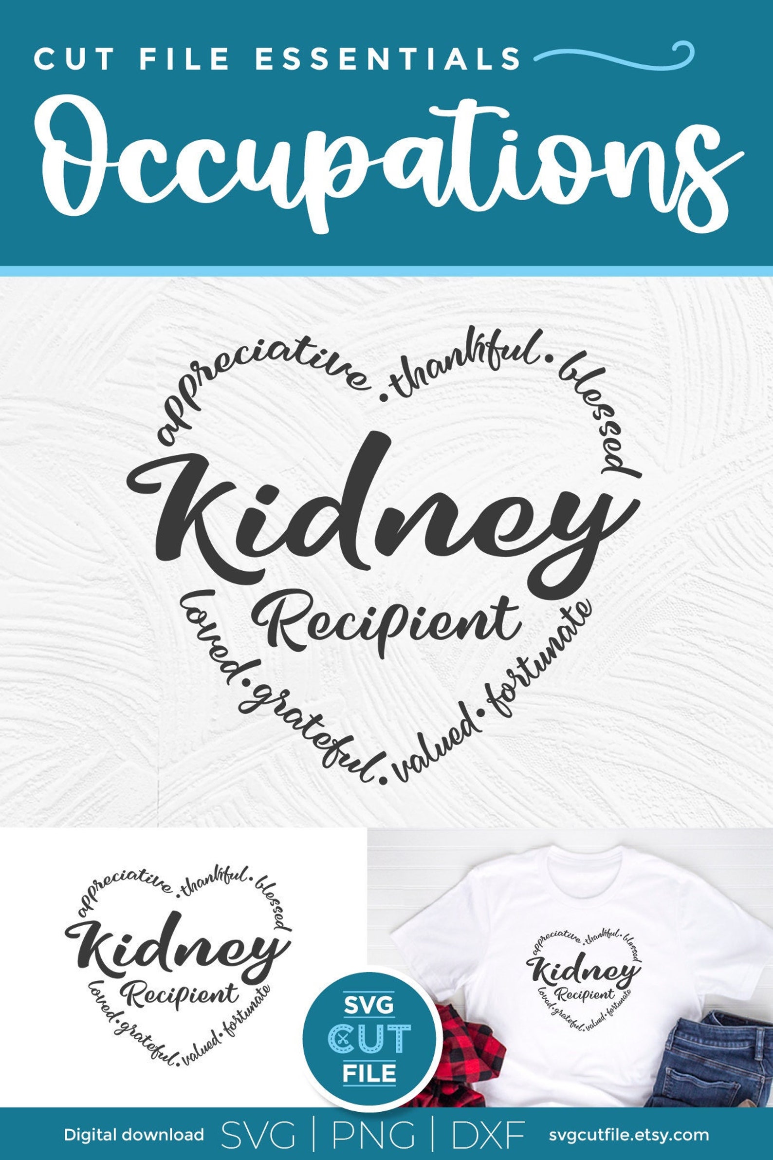 Kidney Recipient Svg Receive a Kidney Donor Svg Kidney | Etsy
