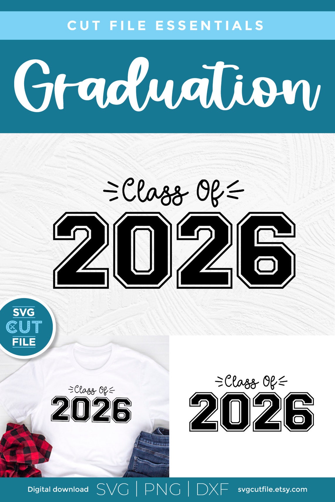 Class of 2026 Svg Cute 2026 Grad Svg 2026 Graduation Svg - Etsy