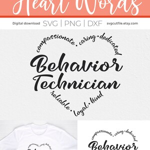 Behavior Technician Svg, Behavioral Svg, Behavior Tech Svg, Bt Svg, Rbt ...