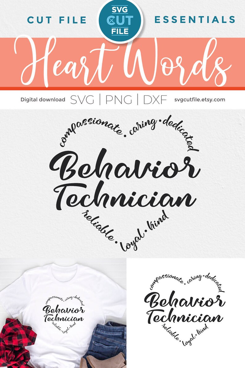 Behavior Technician Svg Behavioral Svg Behavior Tech Svg Bt - Etsy
