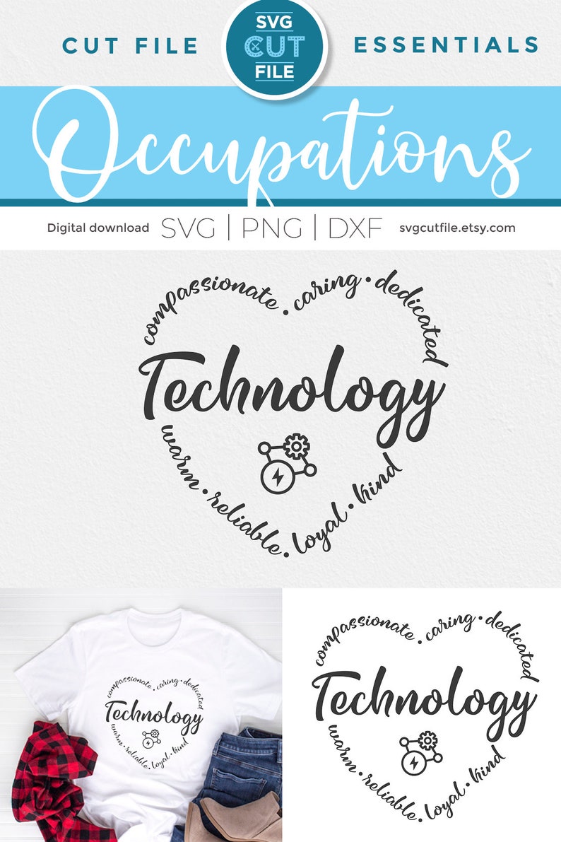 Technology Svg IT Tech Svg School It Svg Tech Team - Etsy