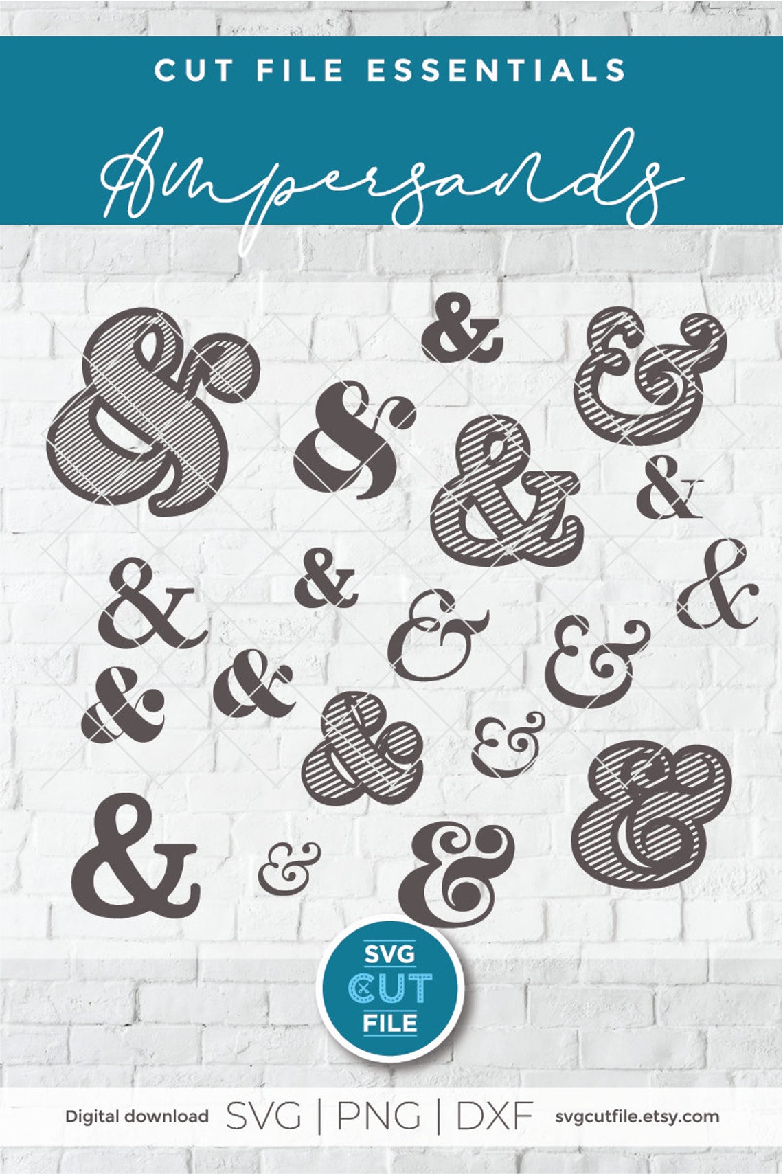 Ampersands SVG, Ampersand SVG, and Svg, Typography Svg, Design Element ...