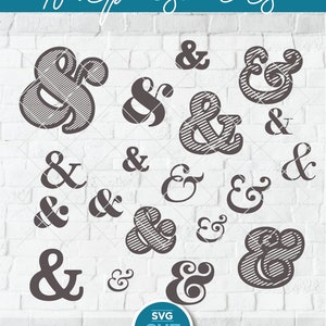 Ampersands SVG, Ampersand SVG, and Svg, Typography Svg, Design Element ...