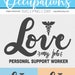 Personal Support Worker Svg Psw Svg Caregiver Home - Etsy