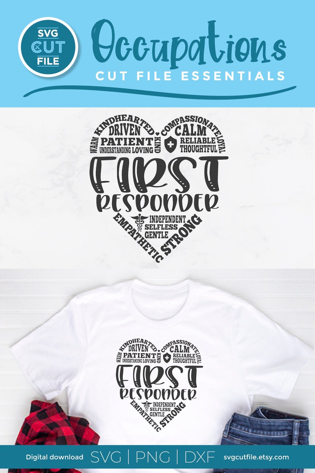 First Responder Svg, Emergency Worker, Emergency Services Svg, EMT Svg ...