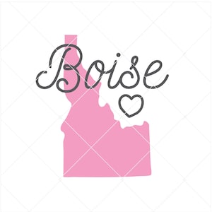 Boise Svg, Idaho Svg, Boise Vector, Boise Cut File, Svg Dxf Png, Boise ...