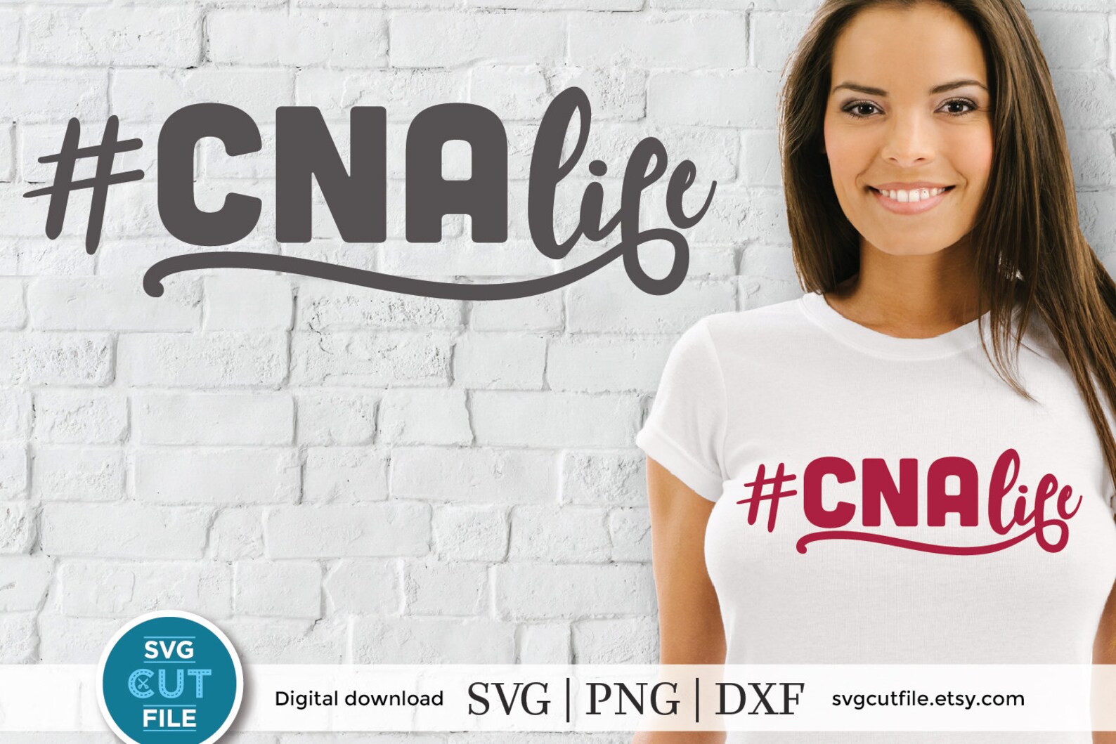 Certified Nursing Assistant Svg CNA Svg Nurse Appreciation - Etsy