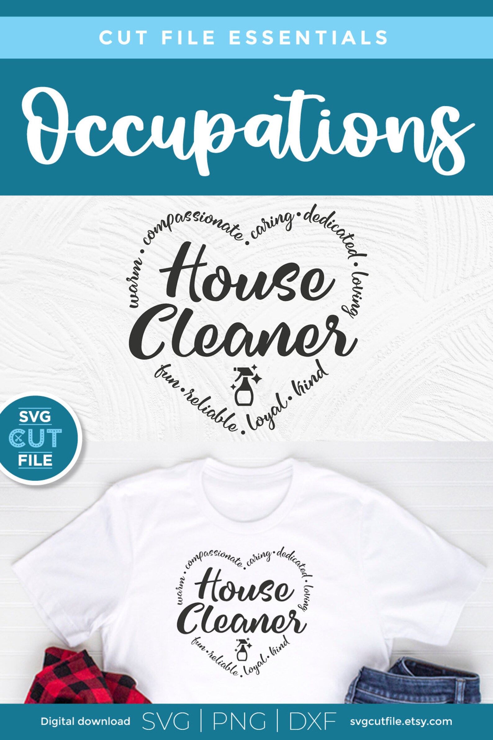 House Cleaner Svg Housekeeping Staff Svg Housekeeper Svg | Etsy