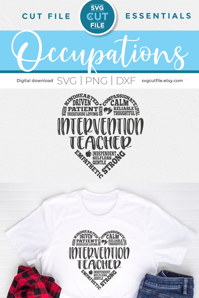 Intervention Teacher Svg Intervention Specialist Academic | Etsy