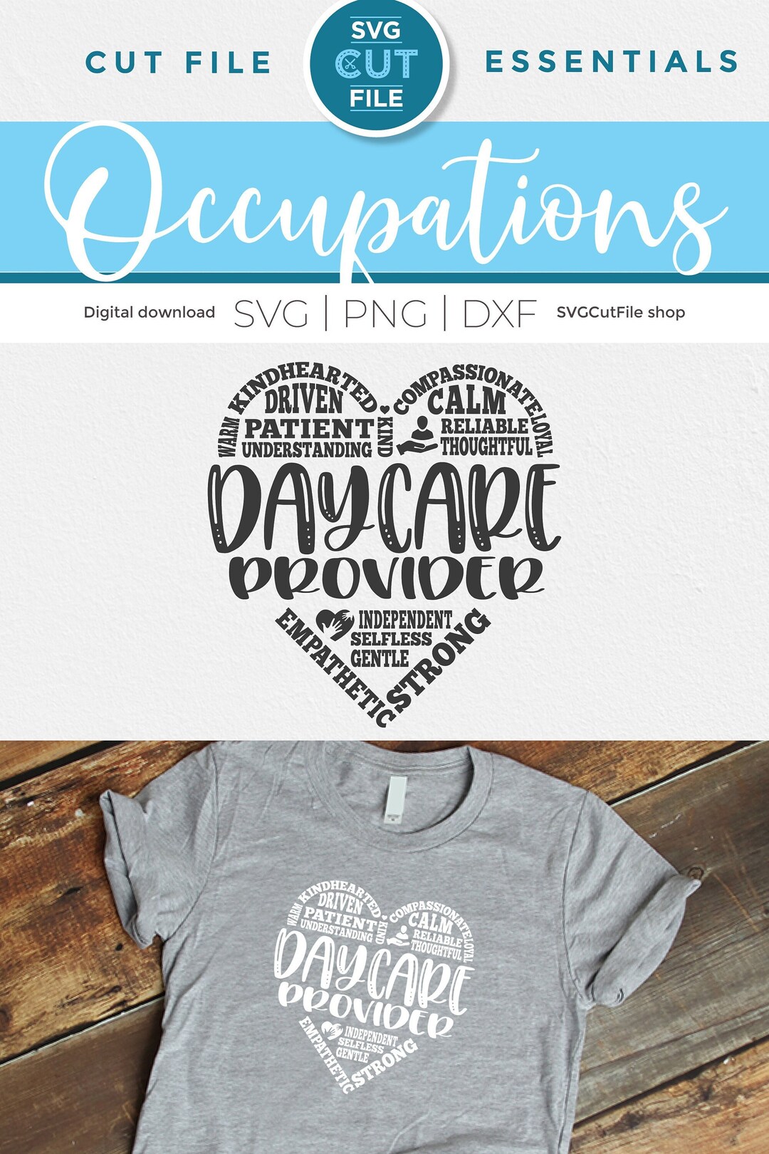 Daycare Provider Svg, Daycare Worker Svg, Subway Art Heart Svg ...