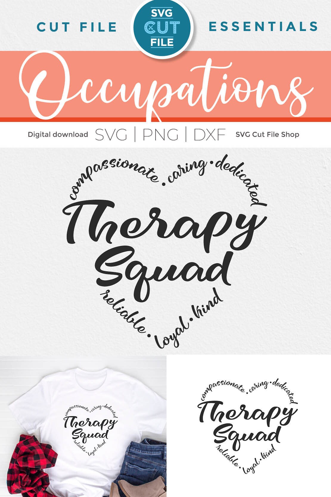 Therapy Squad Svg, Speech Occupational, Physical Pathology, Therapist ...